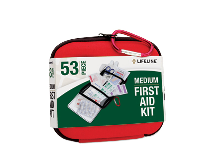 Lifeline 53 PC HARDSHELL FIRST AID KIT